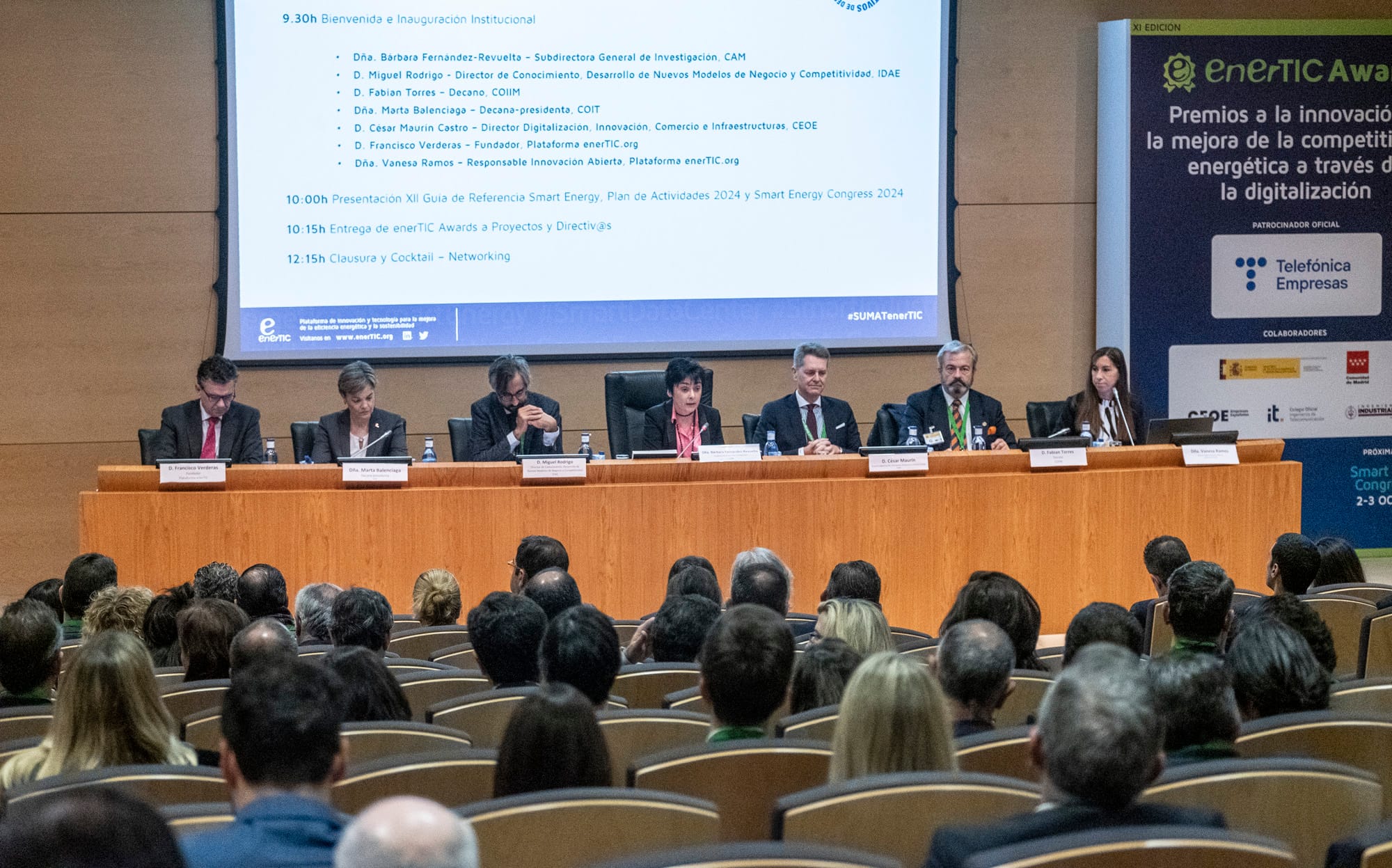 Acto Oficial Entrega Galardones enerTIC Awards 2023 - Plataforma ...