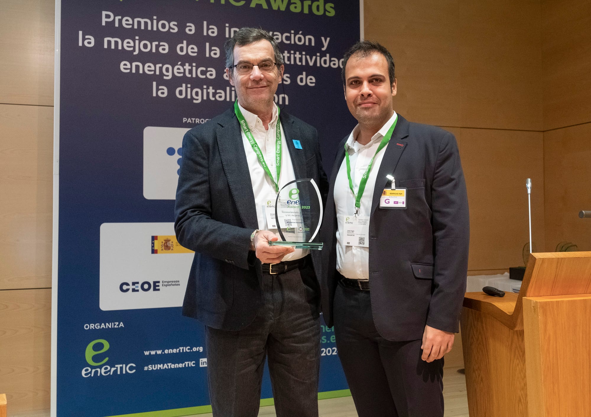 Acto Oficial Entrega Galardones enerTIC Awards 2023 - Plataforma ...