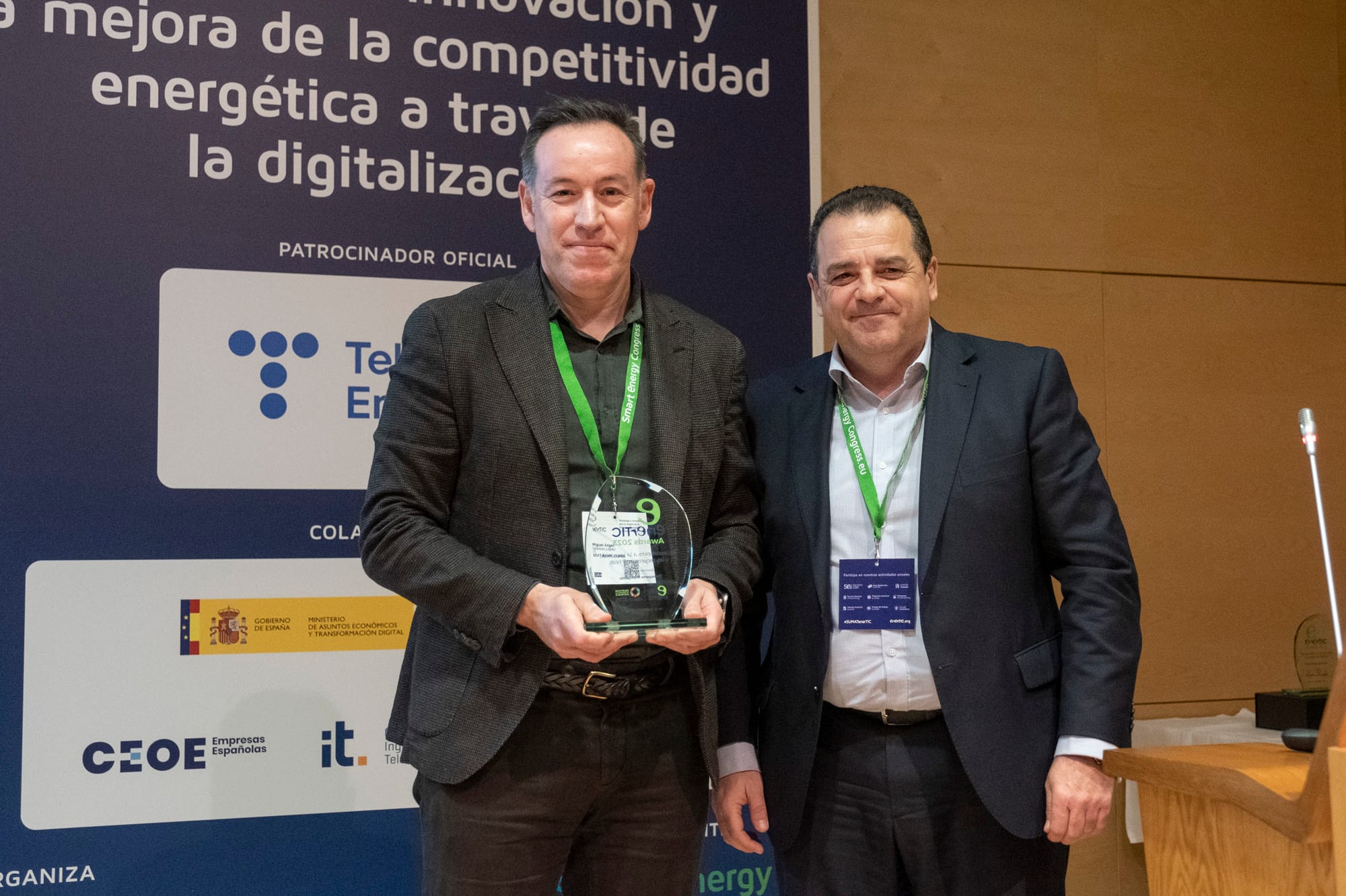 Acto Oficial Entrega Galardones enerTIC Awards 2023 - Plataforma ...